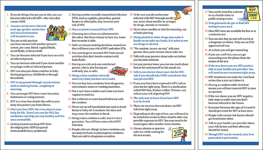 50 Things You Should Know About HIV and Safer Sex-journeyworks.com