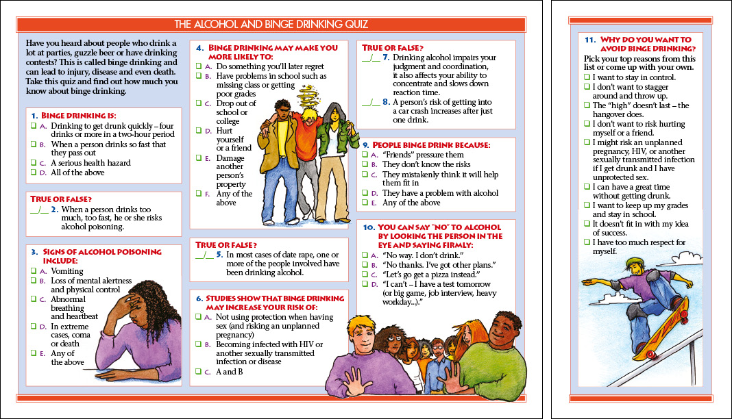 The Alcohol and Binge Drinking Quiz-journeyworks.com