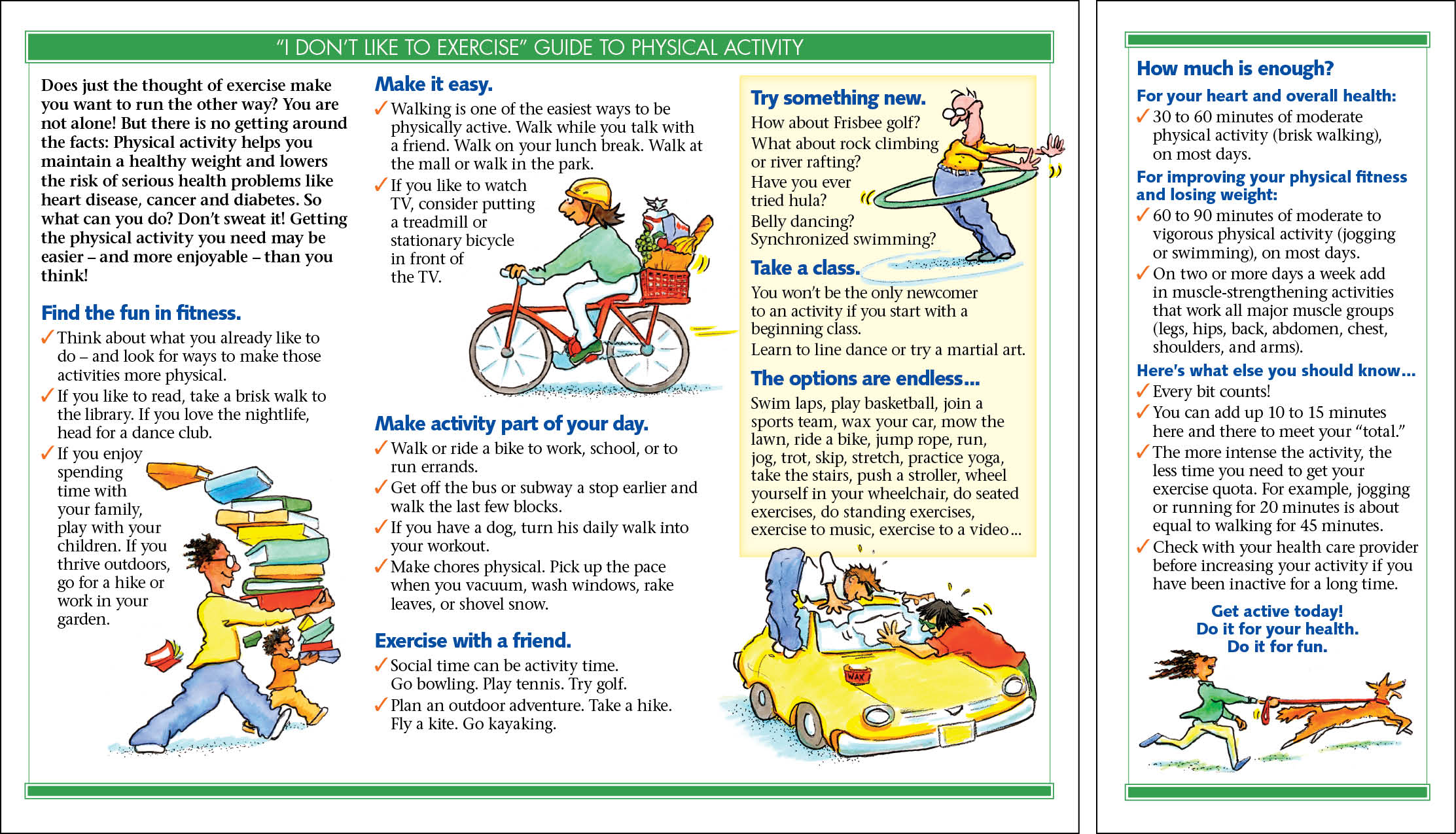 I Dont Like to Exercise: Guide to Physical Activity-journeyworks.com